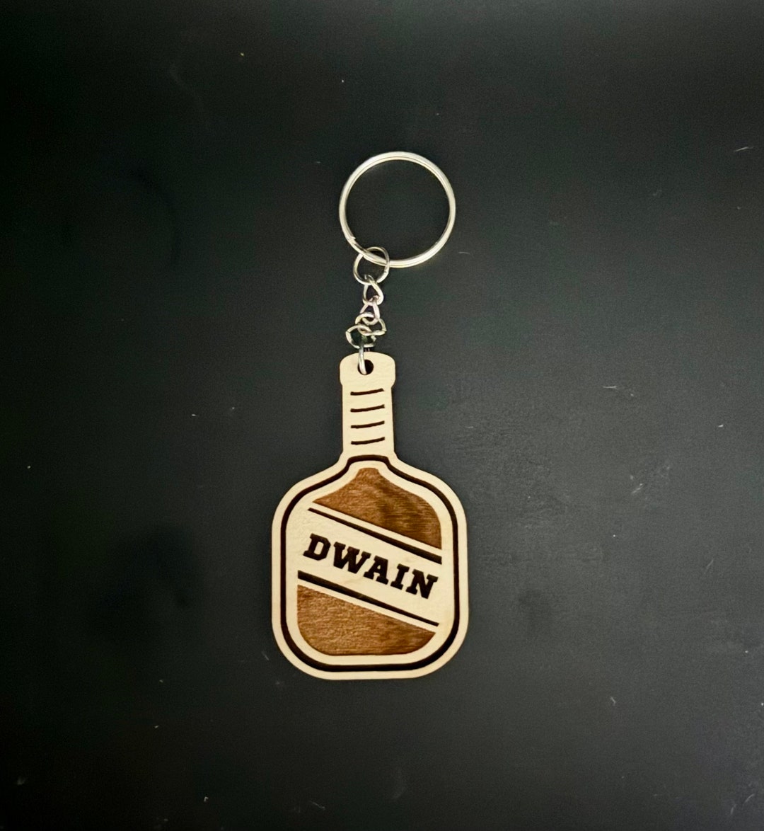 Personalized Pickleball Paddle Keychain - Etsy
