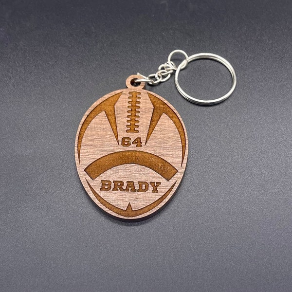 Football Keychain (Just for you!) - Etsy