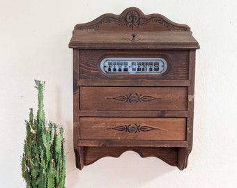 Primitive Mailbox - Etsy