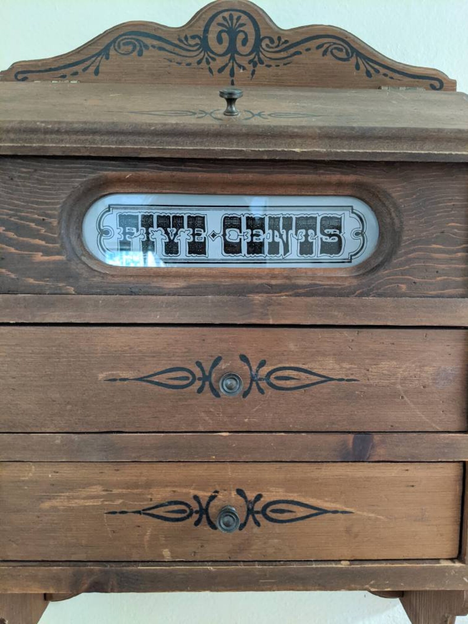 1960's Wooden Handmade Primitive Letter Box, Mailbox 5 Cents Stamps - Etsy