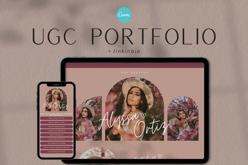 Ugc Portfolio Website Template