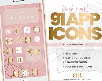 Girly Widget Icons - Etsy