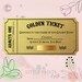 Golden Ticket Scratch Card Surprise Reveal for - Etsy