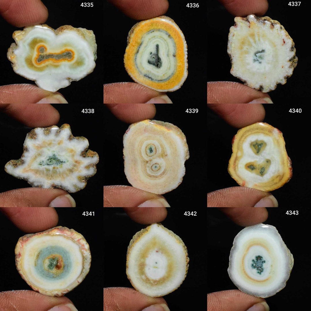 Natural Designer Solar Quartz Slice Cabochon, Solar Quartz Jewelry ...