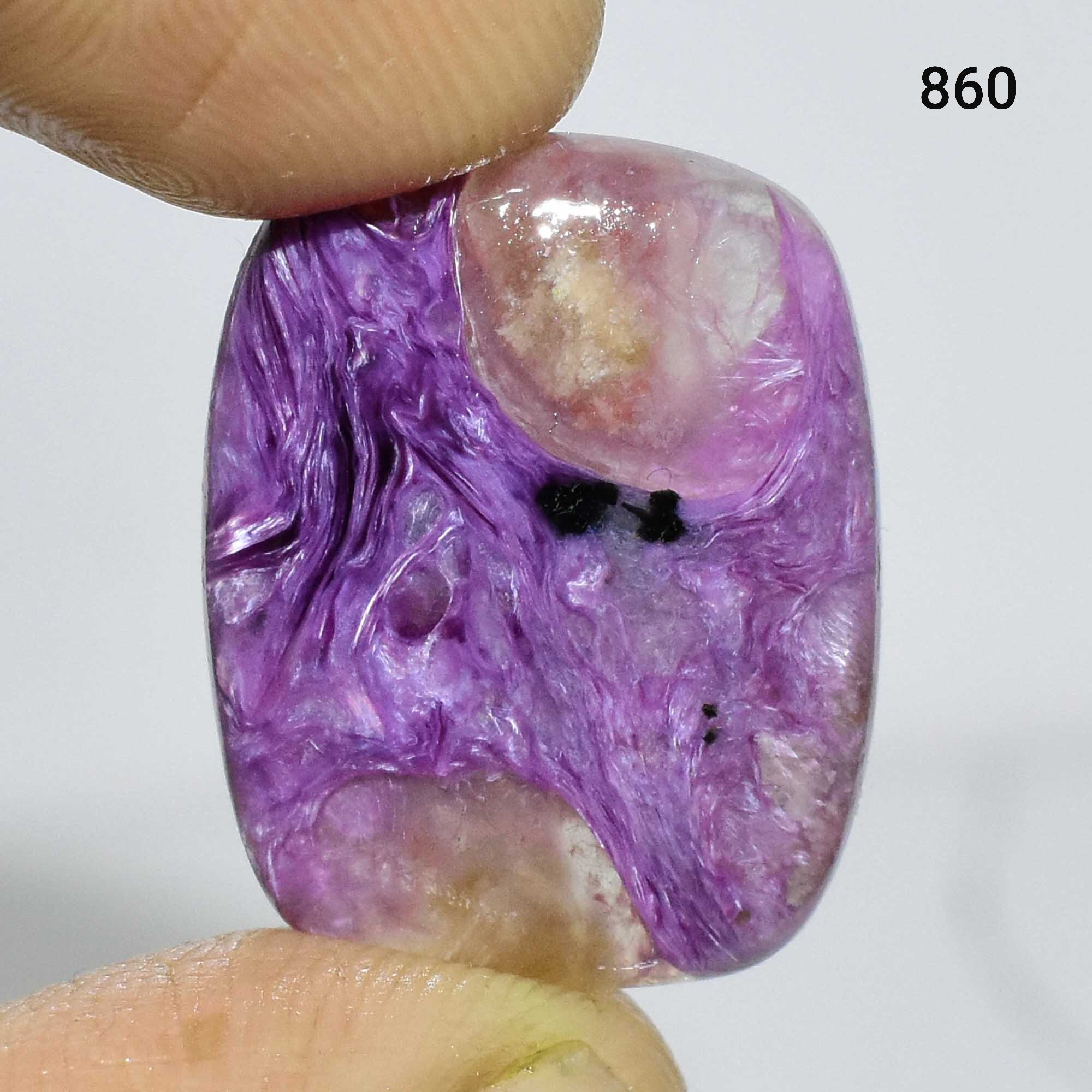 Natürlicher Charoit Edelstein Charoit Schmuck Charoit | Etsy