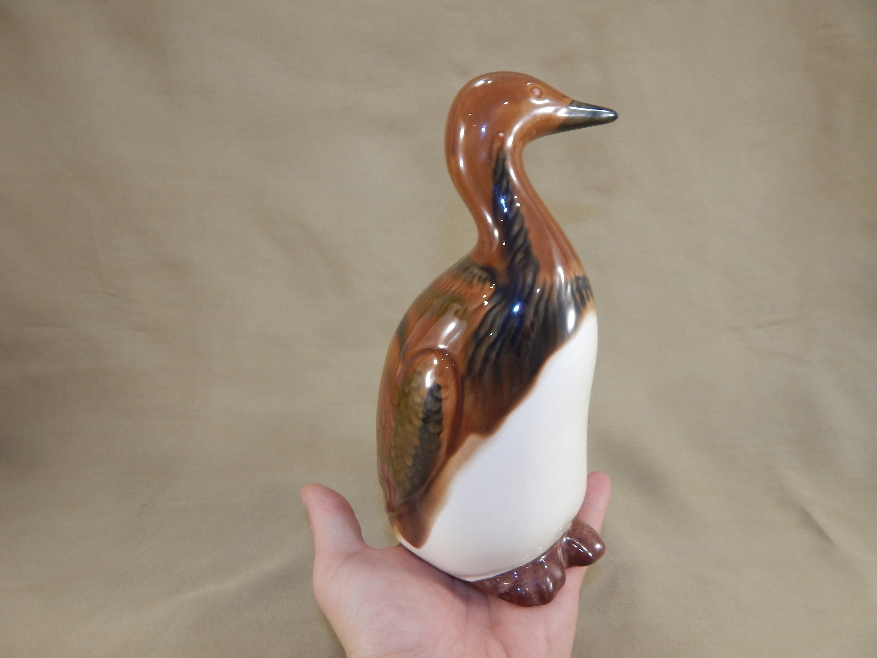 Loon Vintage Porcelain Ceramic Statue Sculpture Figurine Made - Etsy UK