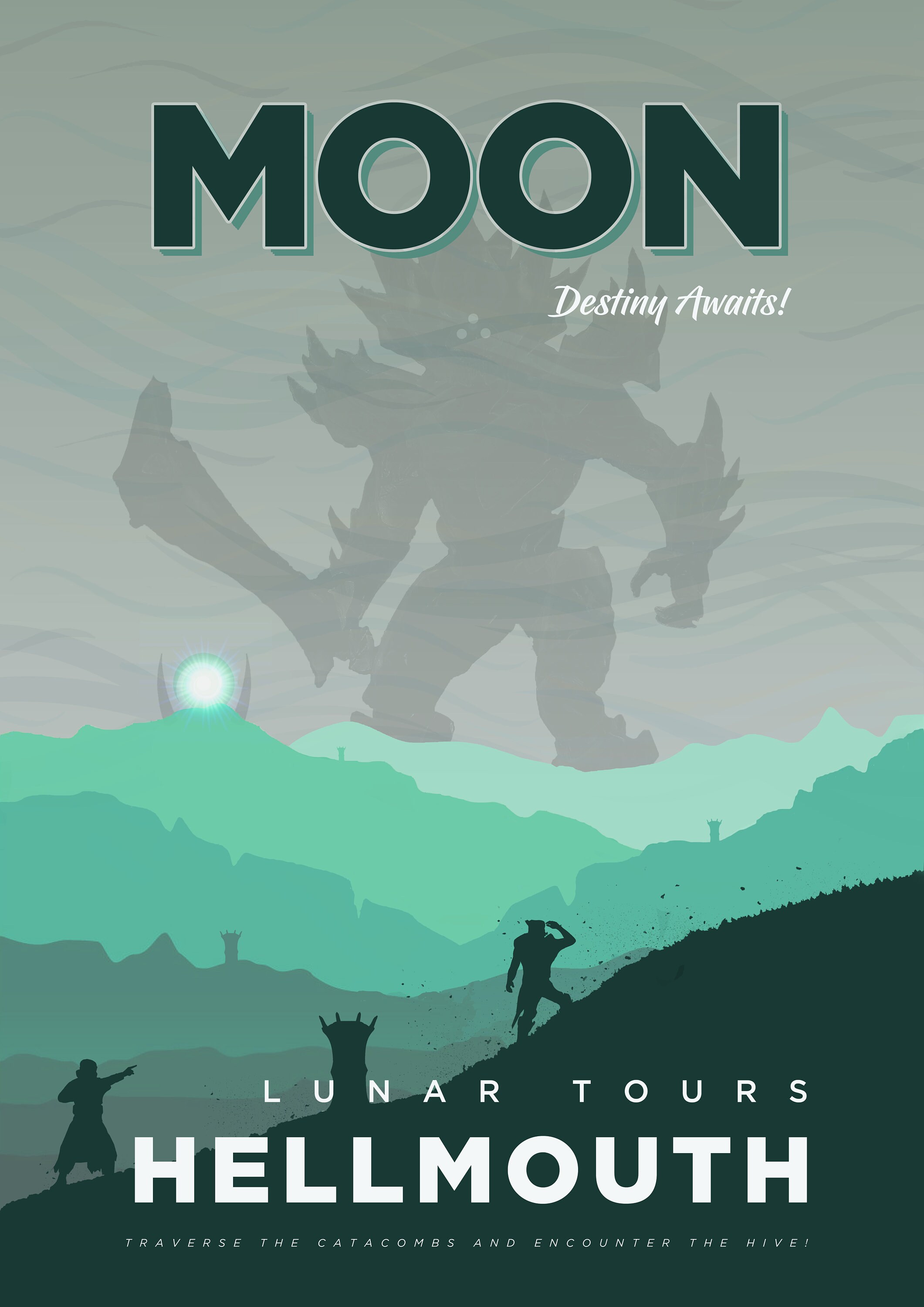 Destiny Travel Poster Collection - Etsy