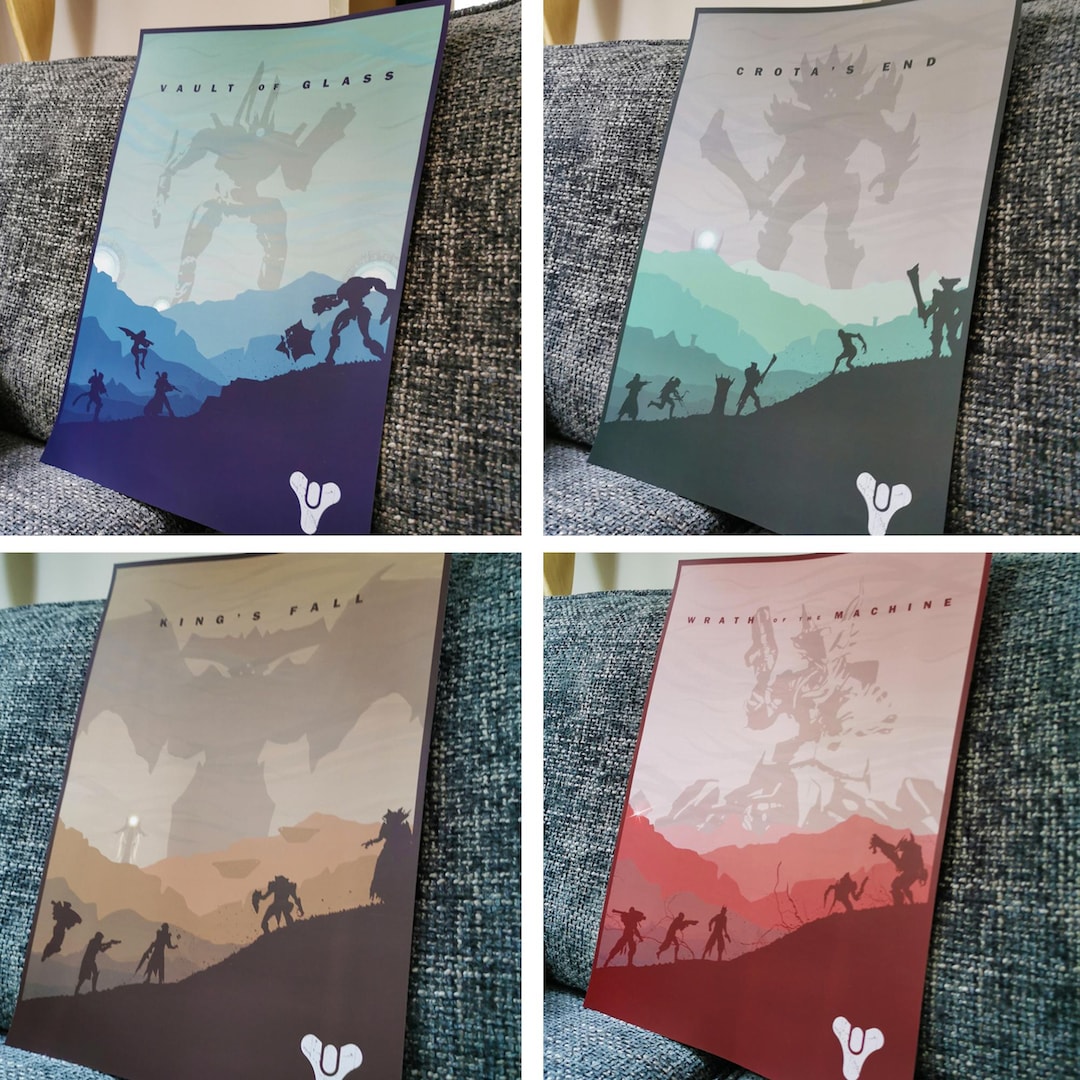 Destiny Raid Print Collection - Etsy
