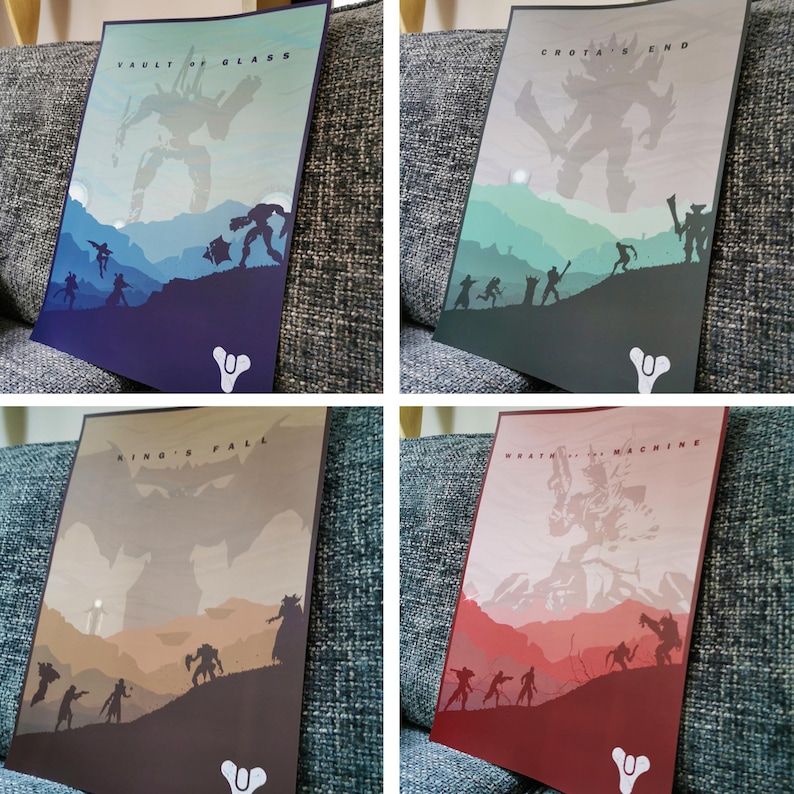Destiny Raid Print Collection - Etsy UK