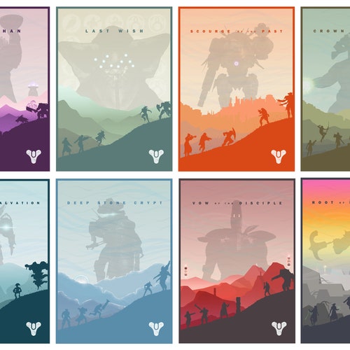 Destiny Raid Collection Destiny 1 Complete Set - Etsy Canada