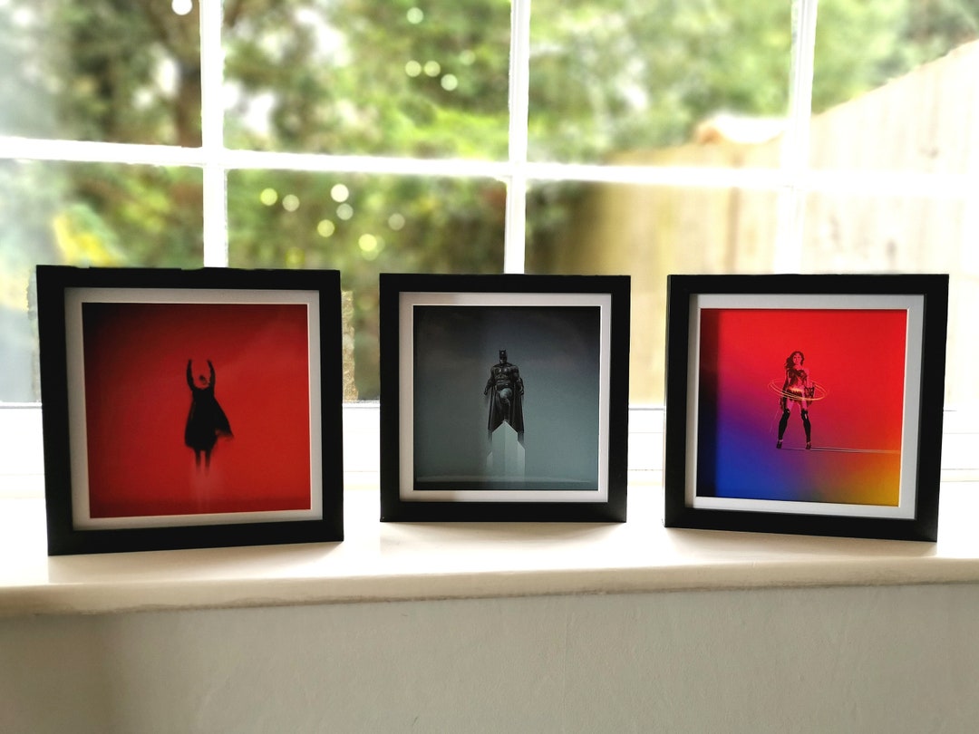 Superhero Character Squares Justice League - Etsy