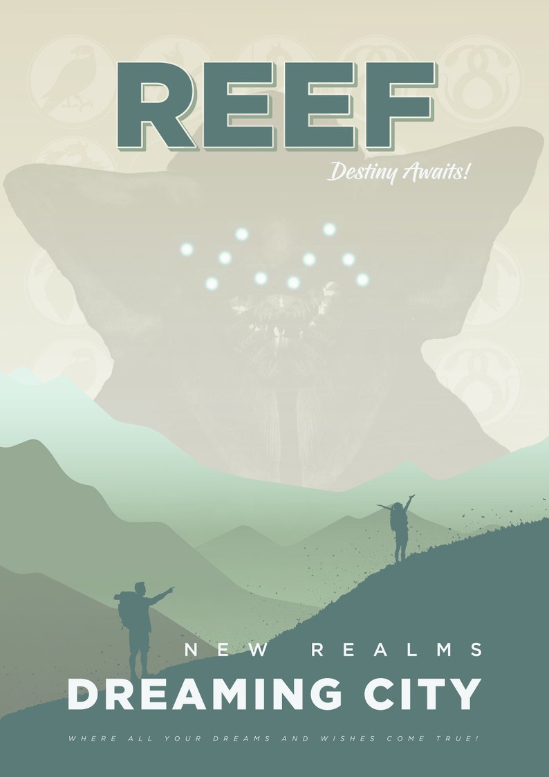 Destiny Travel Poster Collection - Etsy