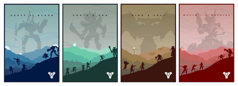 Destiny Raid Collection - Destiny 1 Complete Set - Etsy