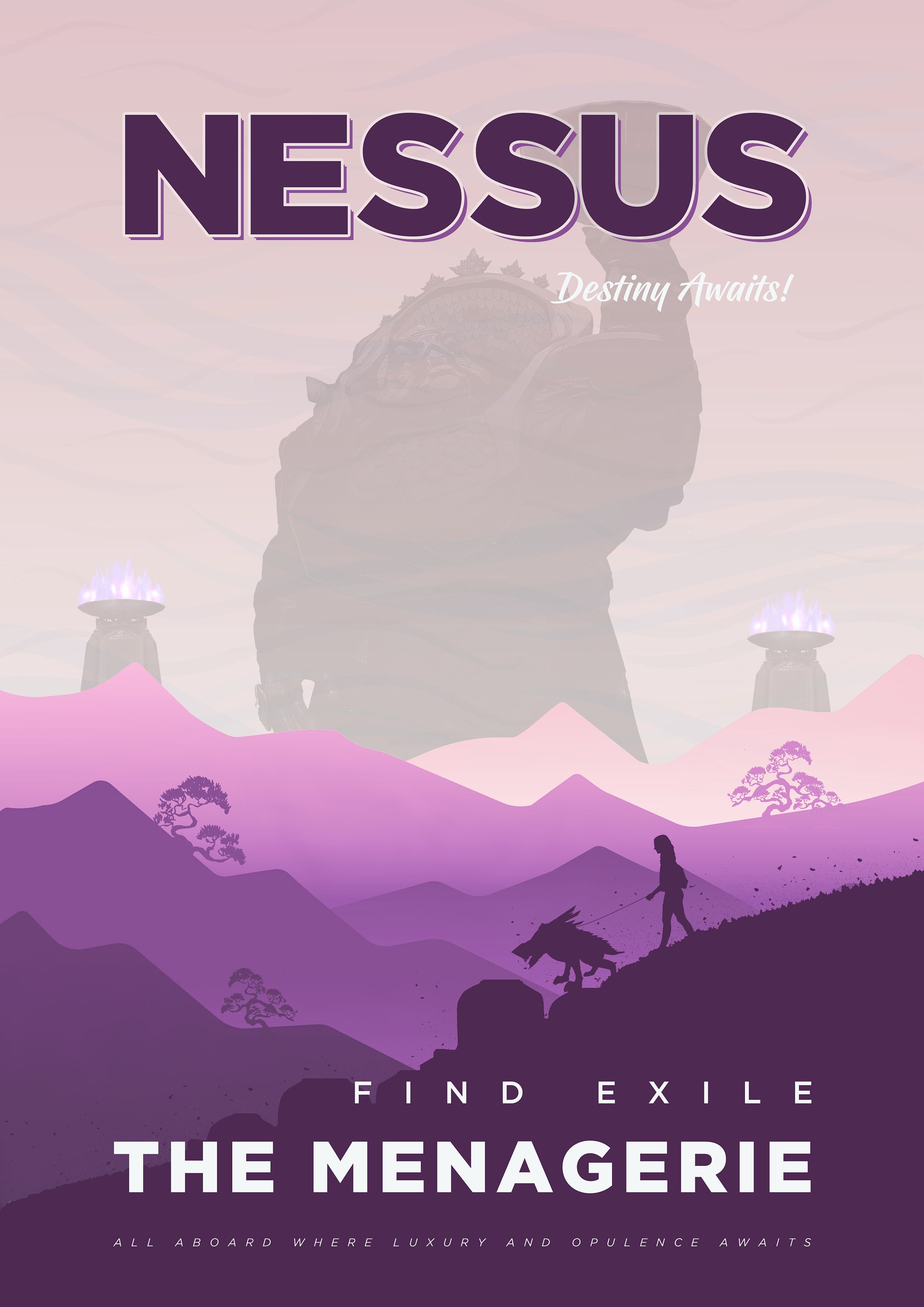 Destiny Travel Poster Collection - Etsy