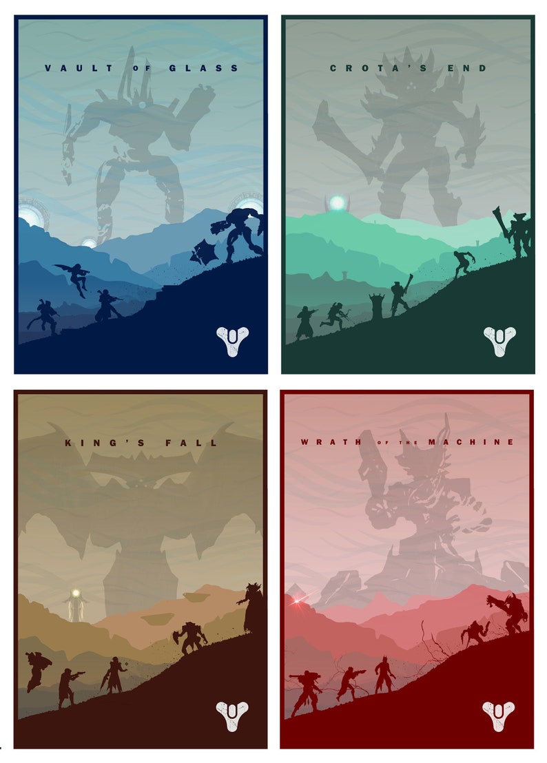 Destiny Raid Collection - Destiny 1 Complete Set - Etsy