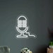 Microphone Sign LED Neon Light Sign for Music Studio, Recording Light ...