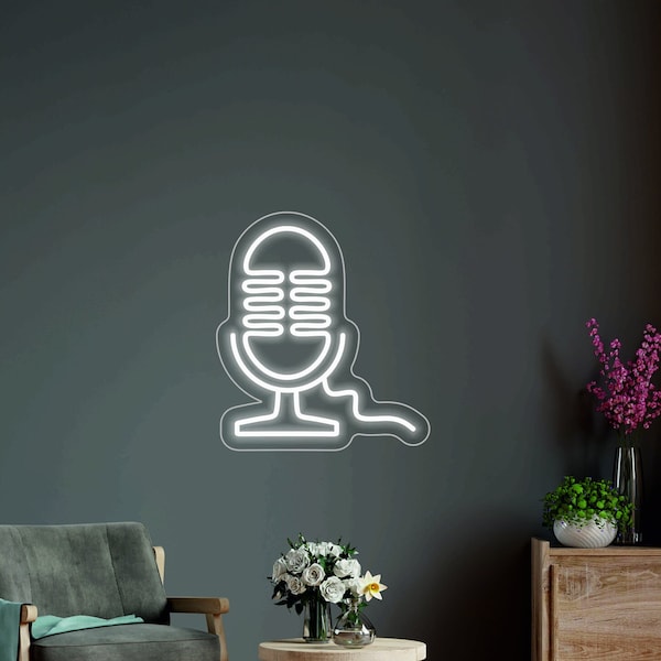 Microphone Lamp - Etsy