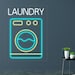 Laundry Washing Machine - LED Light Neon Sign for Business - Etsy