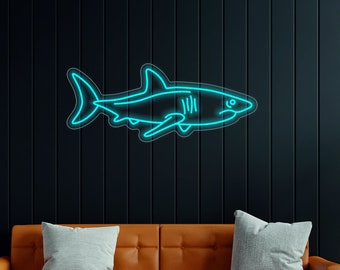 Baby Shark LED Neon Sign Nautical Sign Shark Light - Etsy
