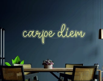 Carpe Diem Wall Sign - Etsy