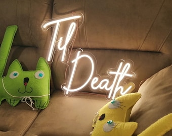 Till Death Neon Sign - Etsy