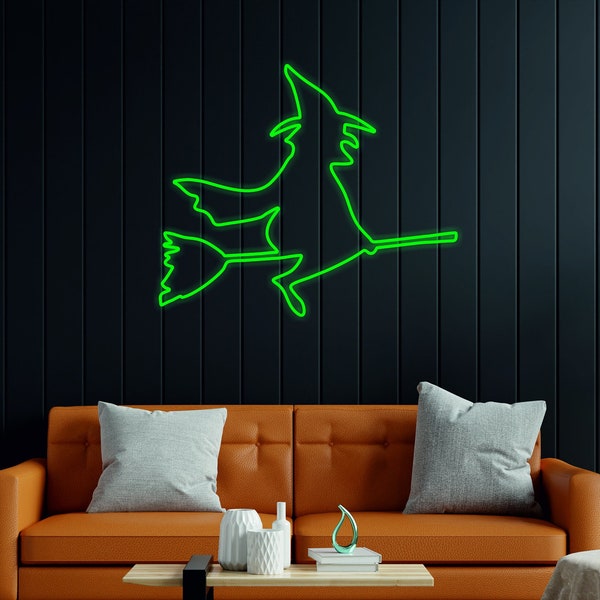 Witch Hat Neon Sign - Etsy