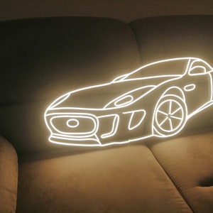 Car Neon Sign, Led Neon Sign, Custom Neon Signs, Sport Car Neon Sign ...