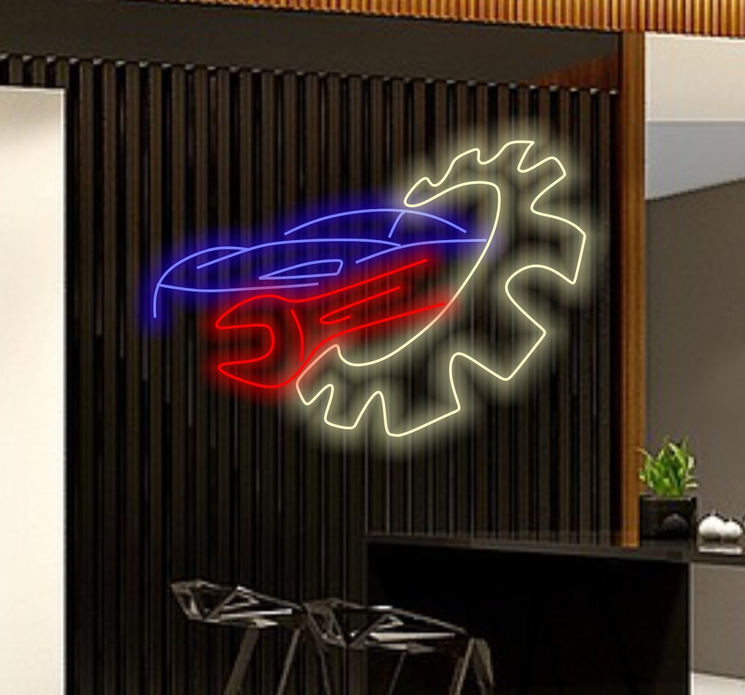 Auto Repair Shop Sign, LED Auto Repair Sign, Neon Garage Sign, Car ...