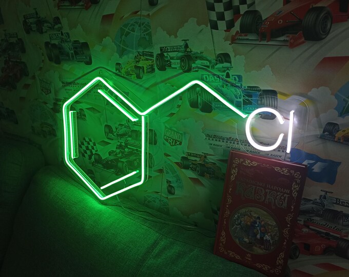 Molecule Decor,molecule Neon Sign,molecule Neon Light,neon Sign Bedroom ...