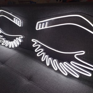 Eyelashes Led Neon Sign, Beauty Salon Sign, Custom Neon Sign, Wall ...
