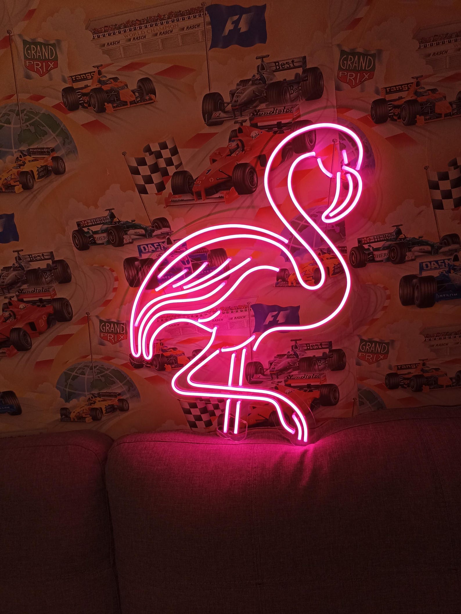 Flamingo - LED Neon Light Signs, Pink LED Neon Sign Wall Decor - Etsy