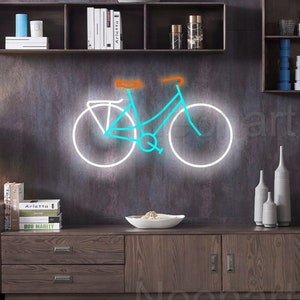 Neon Bicycle Sign, Neon Bike Sign, Bicycle Neon Lamp, Custom Neon ...