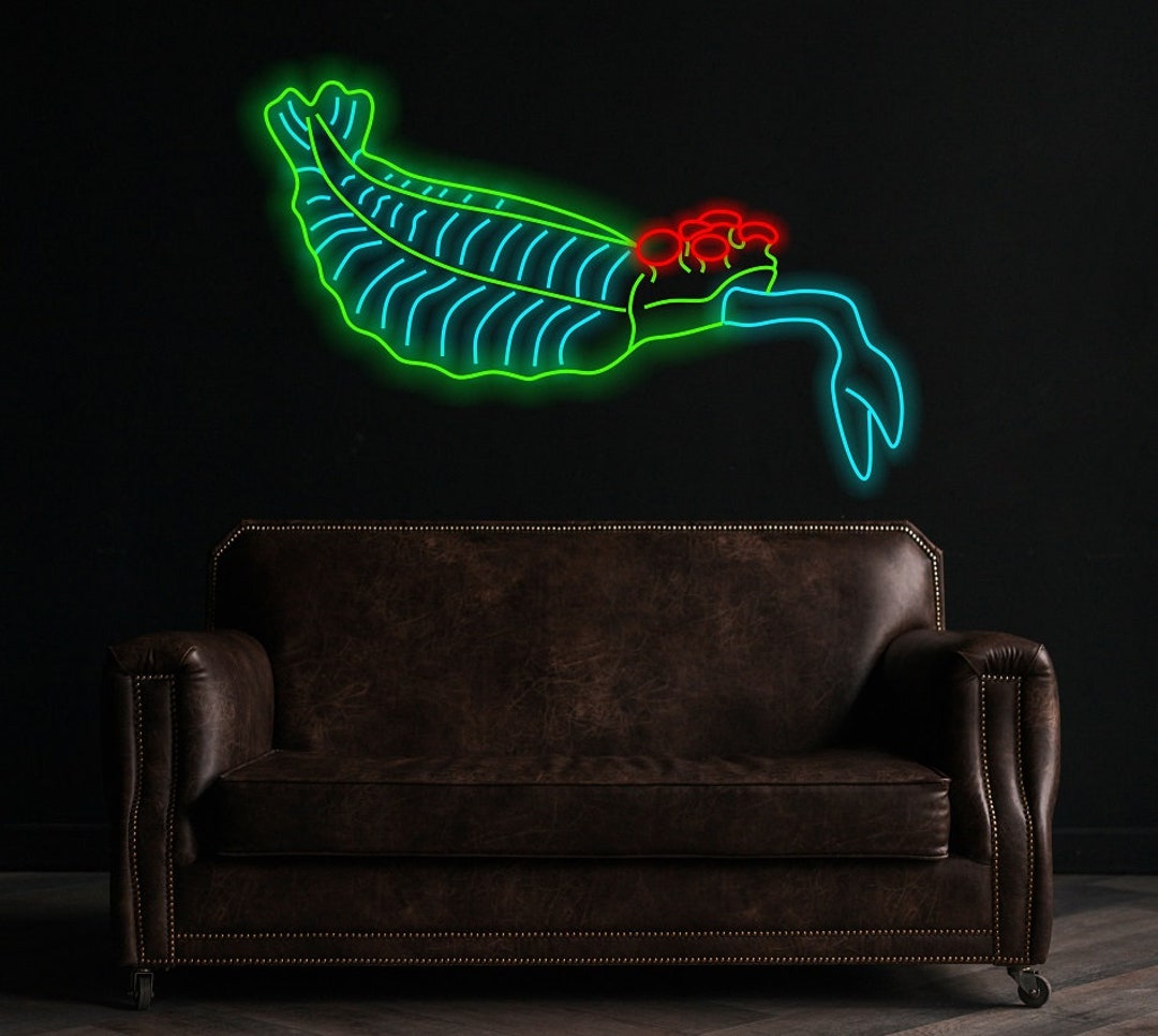 Dinosaur Neon Sign Opabinia Neon Sign Prehistoric Dinosaur - Etsy