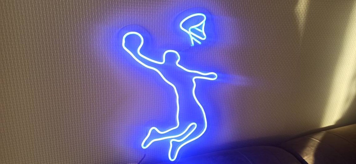 Air Jumpman Basketball Player Led Neon Lamp Basketball Neon - Etsy