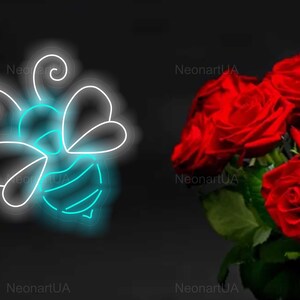 Bee Neon Sign, Bee - LED Neon Sign, Neon Signs Bee Shaped, Gift Neon ...