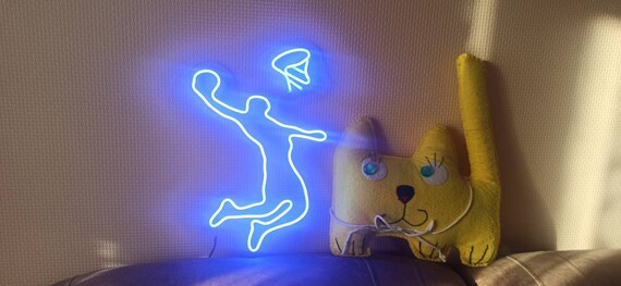 Air Jumpman Basketball Player Led Neon Lamp Basketball Neon | Etsy