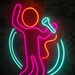 Karaoke Bar Sign Karaoke Neon Sign Microphone Neon Light - Etsy