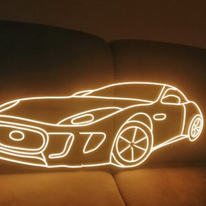 Car Neon Sign Led Neon Sign Custom Neon Signs Sport Car - Etsy