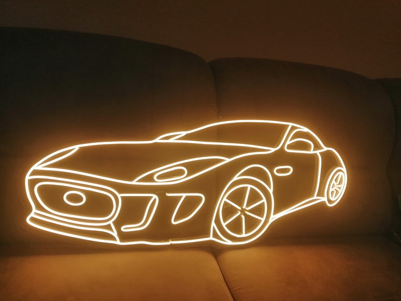Car Neon Sign Led Neon Sign Custom Neon Signs Sport Car - Etsy