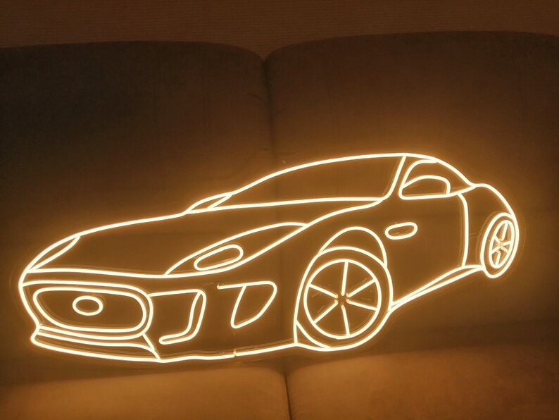 Car Neon Sign, Led Neon Sign, Custom Neon Signs, Sport Car Neon Sign ...