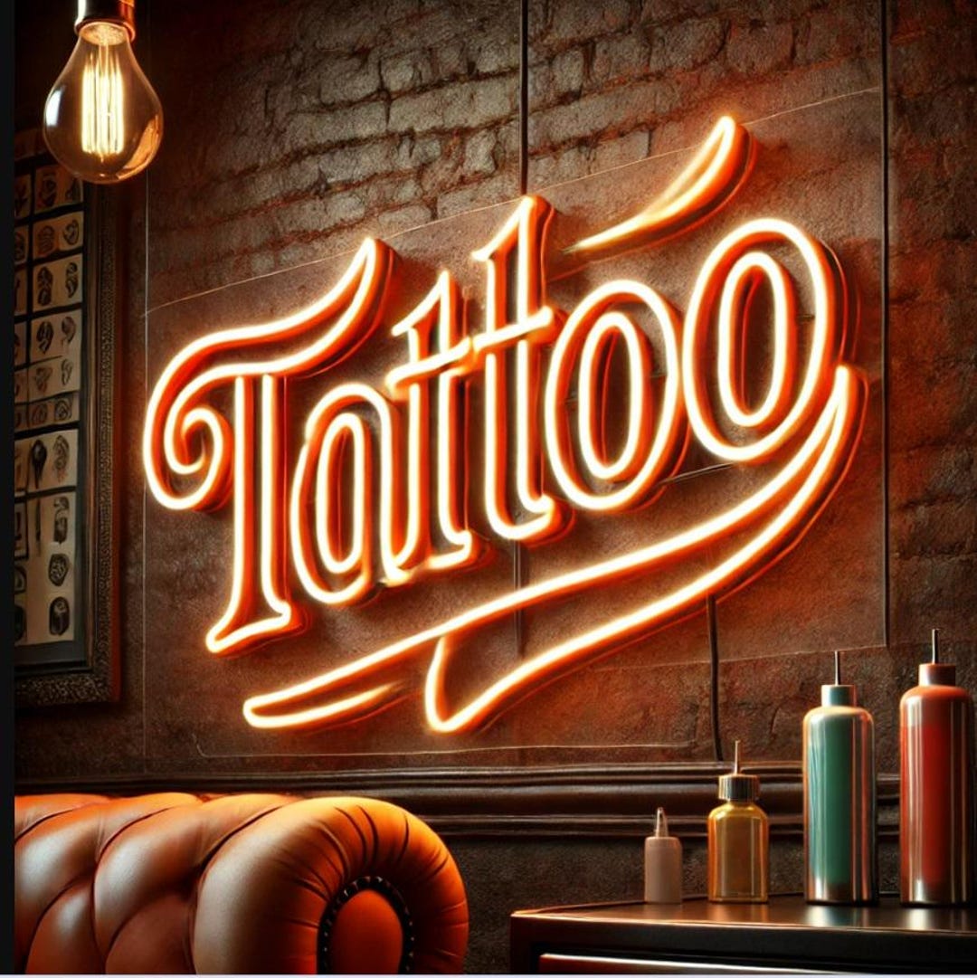 Tattoo Neon Sign, Tattoo Led Sign, Tattoo Art, Best Gift, Shop Neon ...