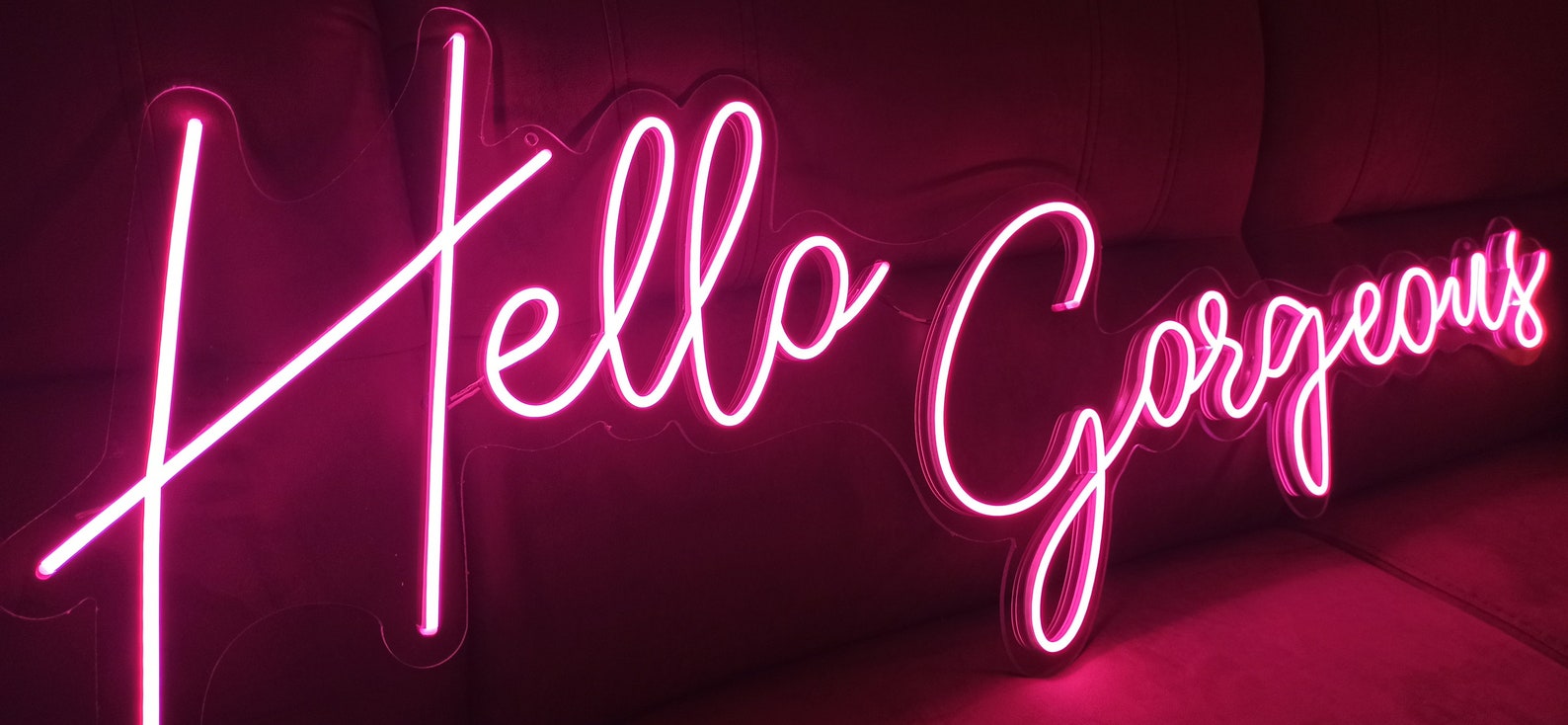 Hello Gorgeous Neon Sign Wedding Neon Sign Bridal Shower - Etsy