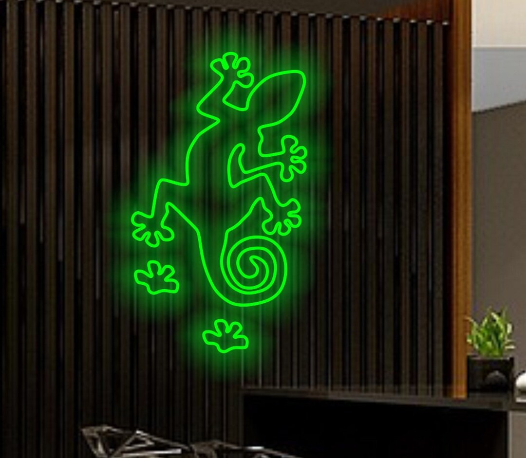 Lizard Neon Sign, Gecko Neon Sign, Salamander Neon Sign, Chameleon Neon ...