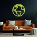 Planet Earth LED Neon Sign - Etsy