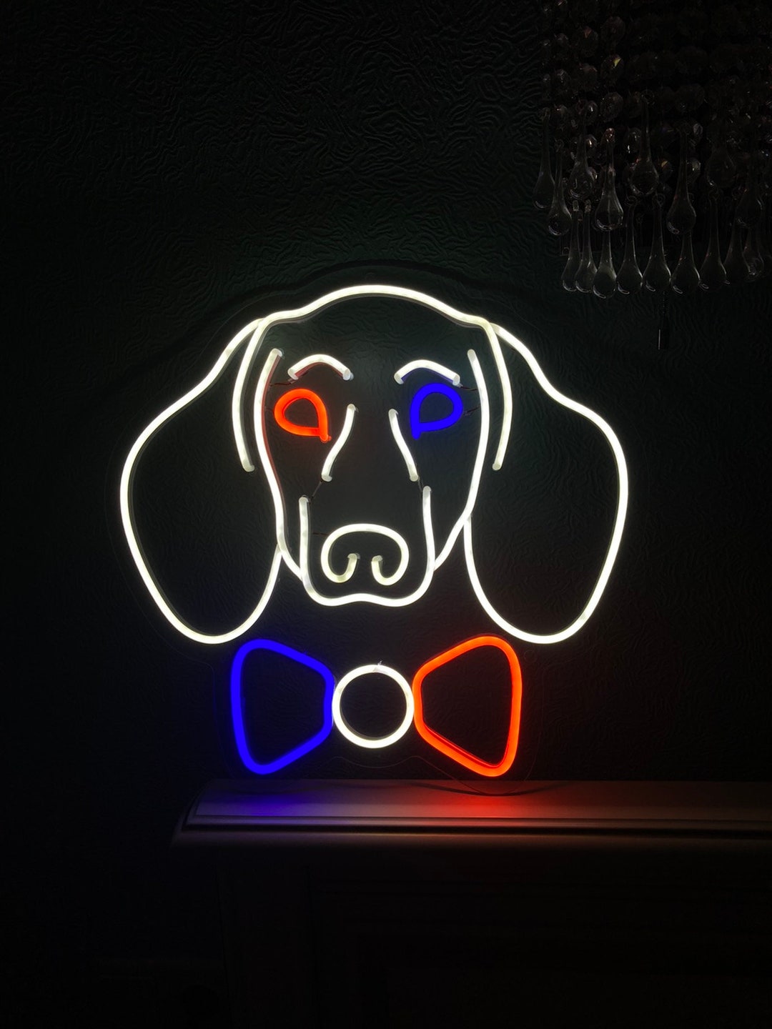 Dachshund Dog Neon Sign, Favorite Pet Neon Sign, Dog Neon Sign, Home ...