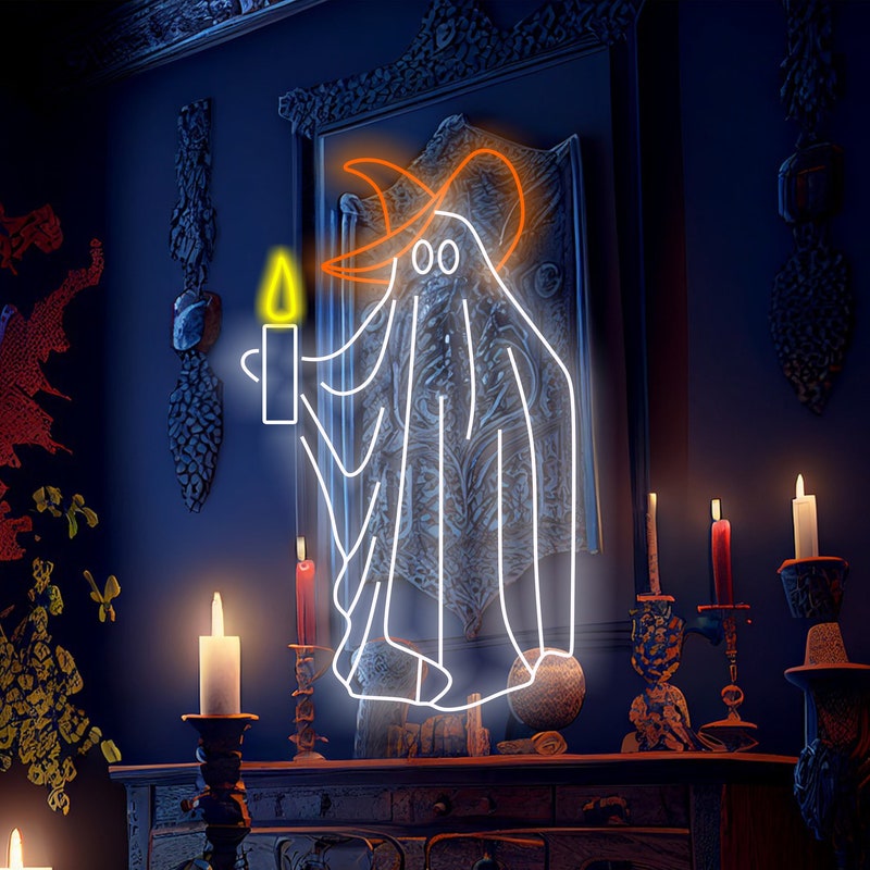 Halloween Lighted Sign - Etsy