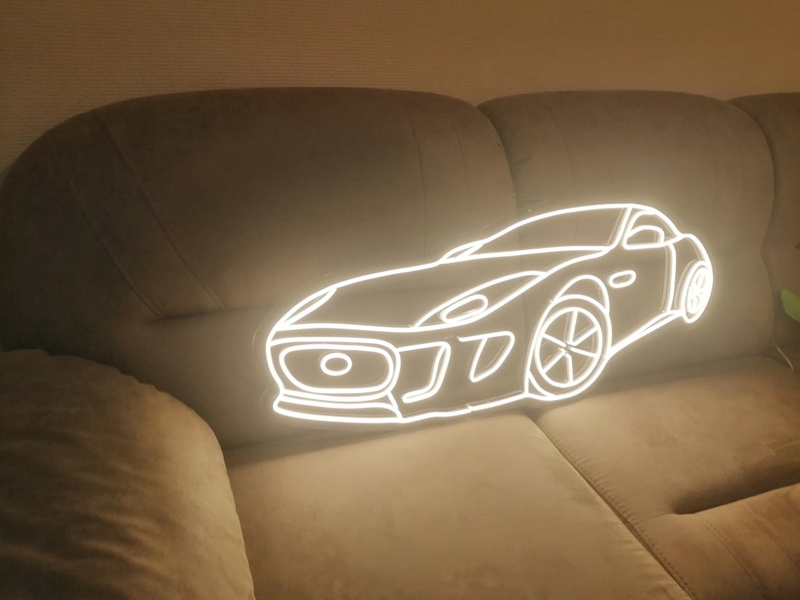 Car Neon Sign Led Neon Sign Custom Neon Signs Sport Car - Etsy