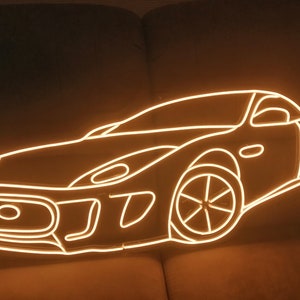 Car Neon Sign, Led Neon Sign, Custom Neon Signs, Sport Car Neon Sign ...
