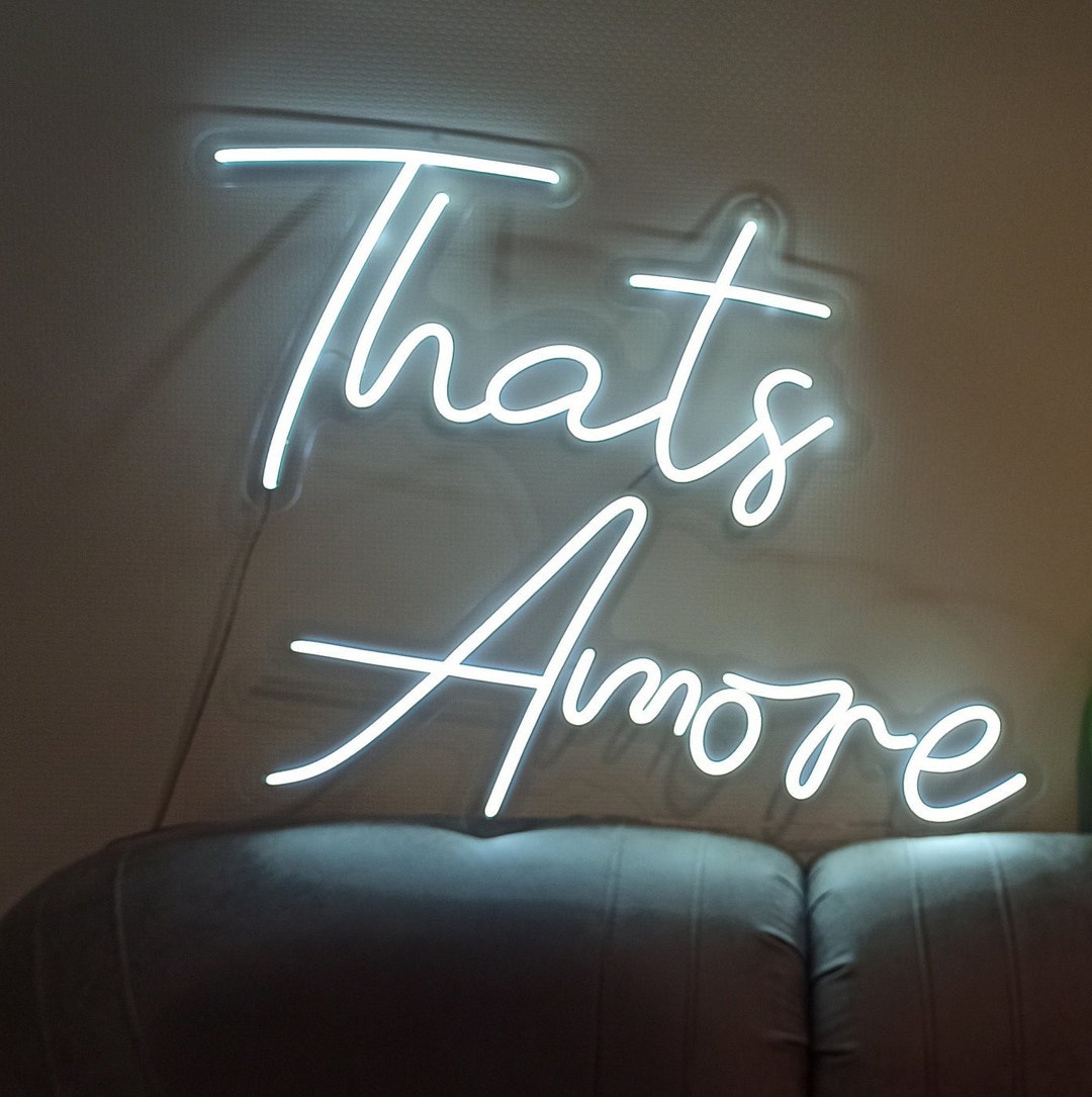 That's Amore - LED Light, That's Amore Neon Sign, Neon Sign, Romantic ...