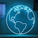 Planet Earth LED Neon Sign - Etsy